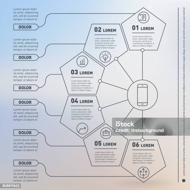 Modèle De Web Dinfographie Graphique Diagramme Ou Présentation Faite De