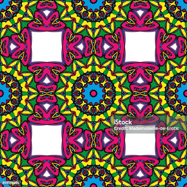 Colorfull 원활한 꽃 패턴입니다 장식적인 배경입니다 대 한 직물 또는 종이에 인쇄 벡터 일러스트 레이 션 결혼식에 대한