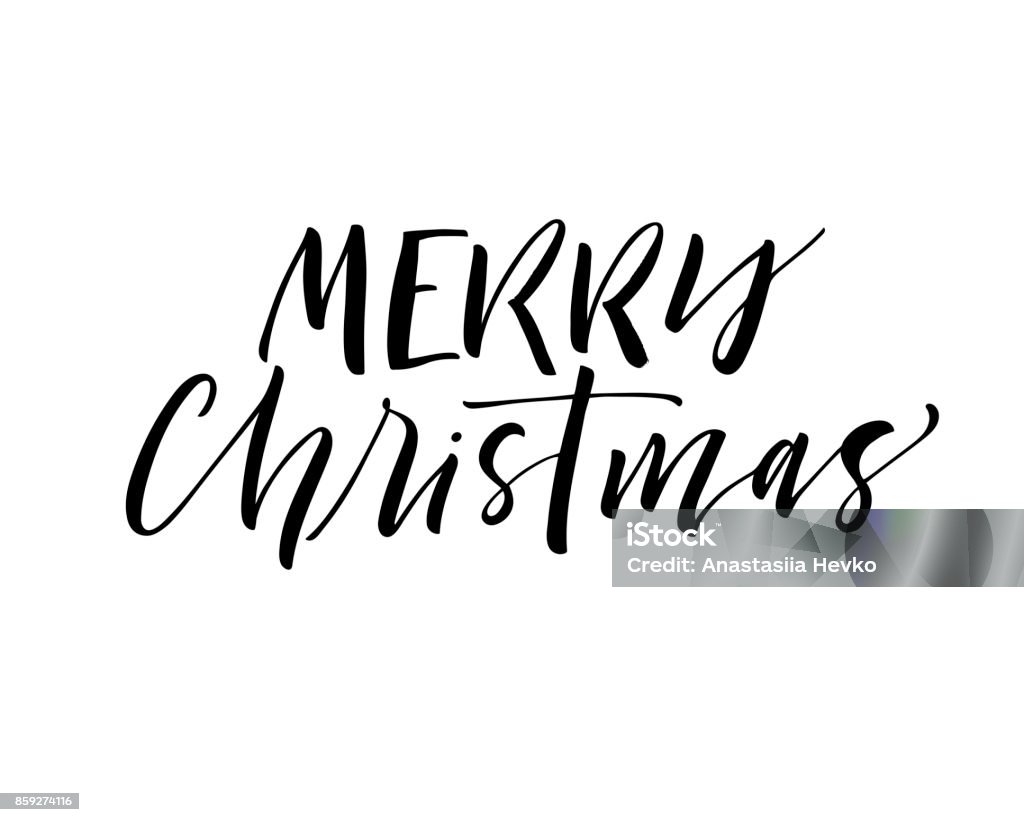 Merry Christmas Card Stock Illustration Download Image Now Abstract