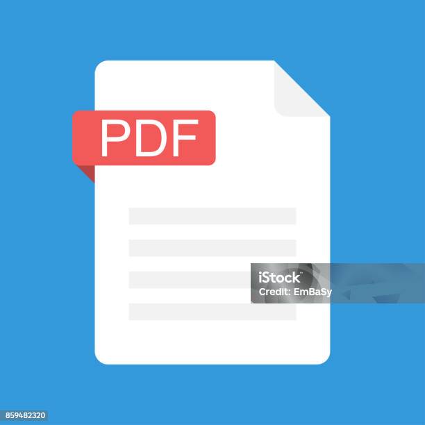 Pdf 檔圖示平面設計的圖形化顯示向量 Pdf 圖示向量圖形及更多下載圖片 下載 互聯網 圖示 Istock