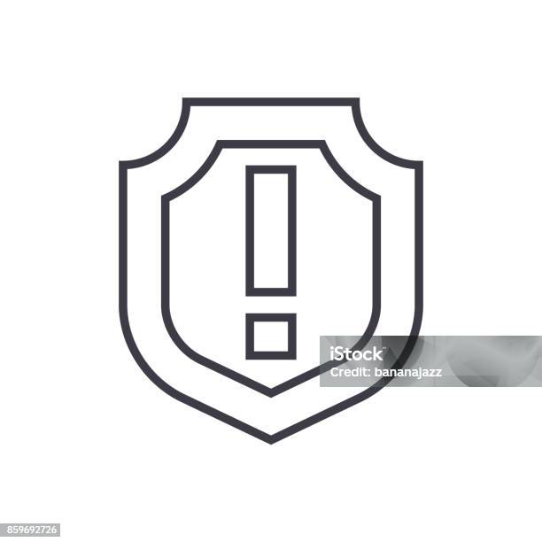 Schild Teken Belangrijke Vector Lijn Pictogram Illustratie Op ... Schild Teken Belangrijke Vector Lijn Pictogram Illustratie Op ...