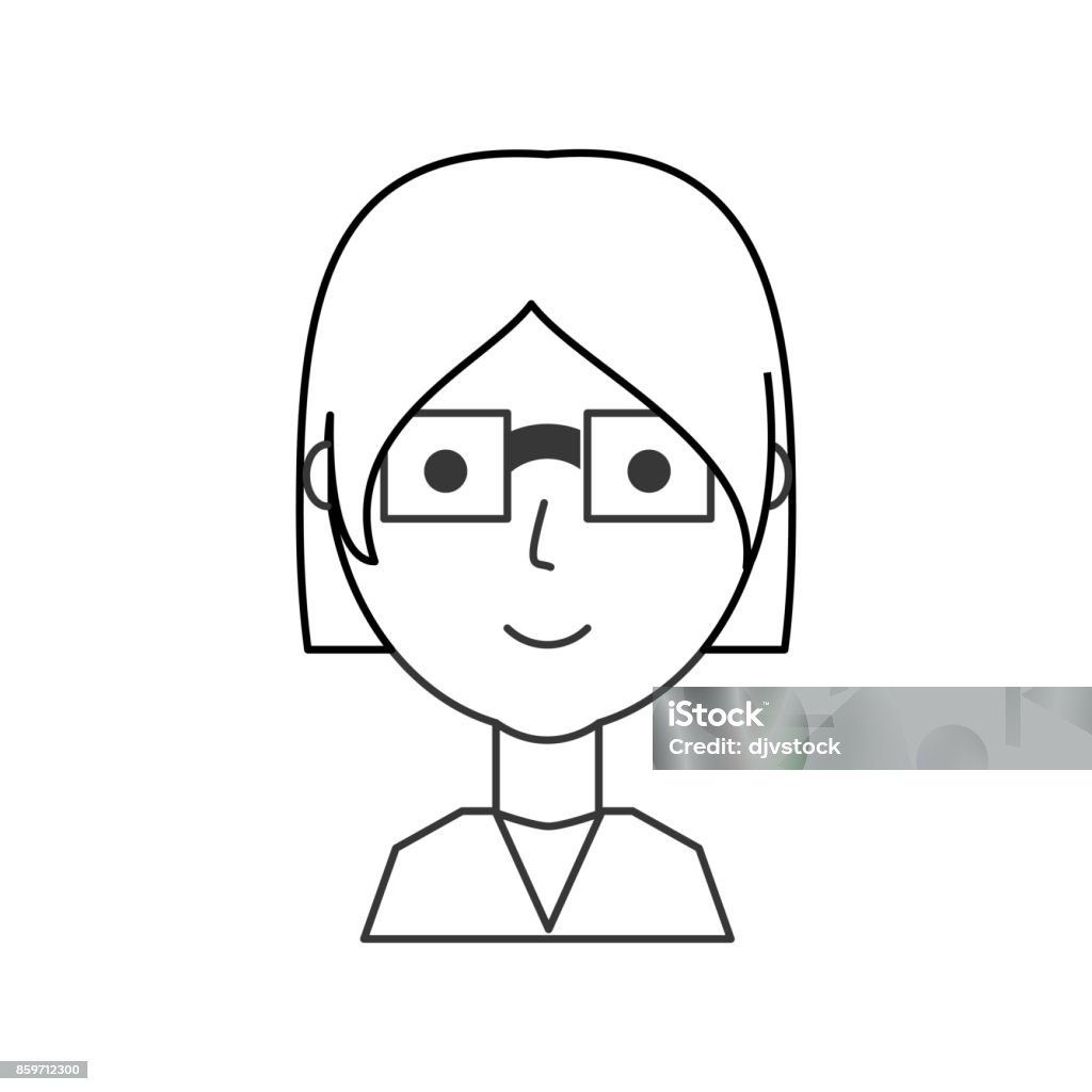 Woman Face Vector Illustratio Stock Illustration Download Image Now