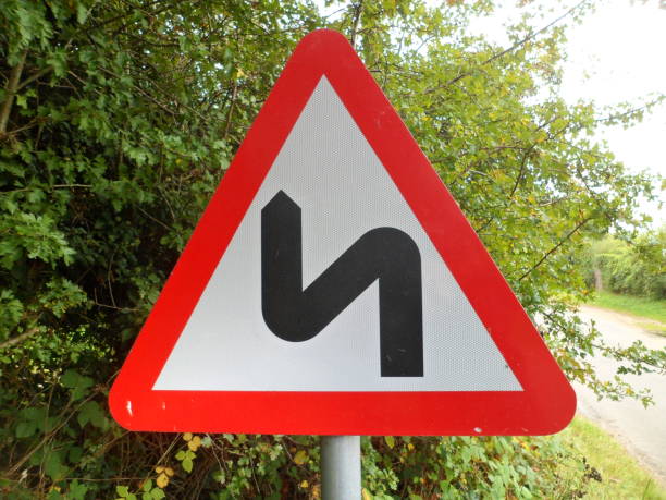 double-bend-sign Premium Photos, Pictures and Images by Istock