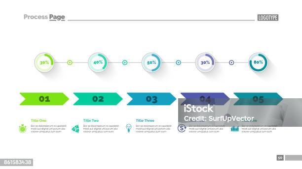 5 옵션 비교 슬라이드 서식 파일 5에 대한 스톡 벡터 아트 및 기타 이미지 5 개념 곡선 Istock