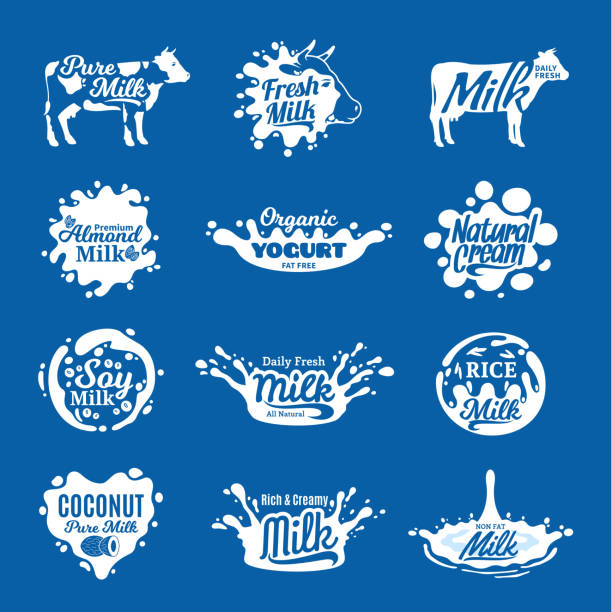 Susu Produk Susu Ilustrasi Grafik Vektor And Clip Art Bebas Royalti Istock