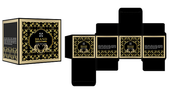 Desain Kemasan Template Desain Kotak Mewah Hitam Dan Emas Dan Kotak ... Desain Kemasan Template Desain Kotak Mewah Hitam Dan Emas Dan Kotak ...