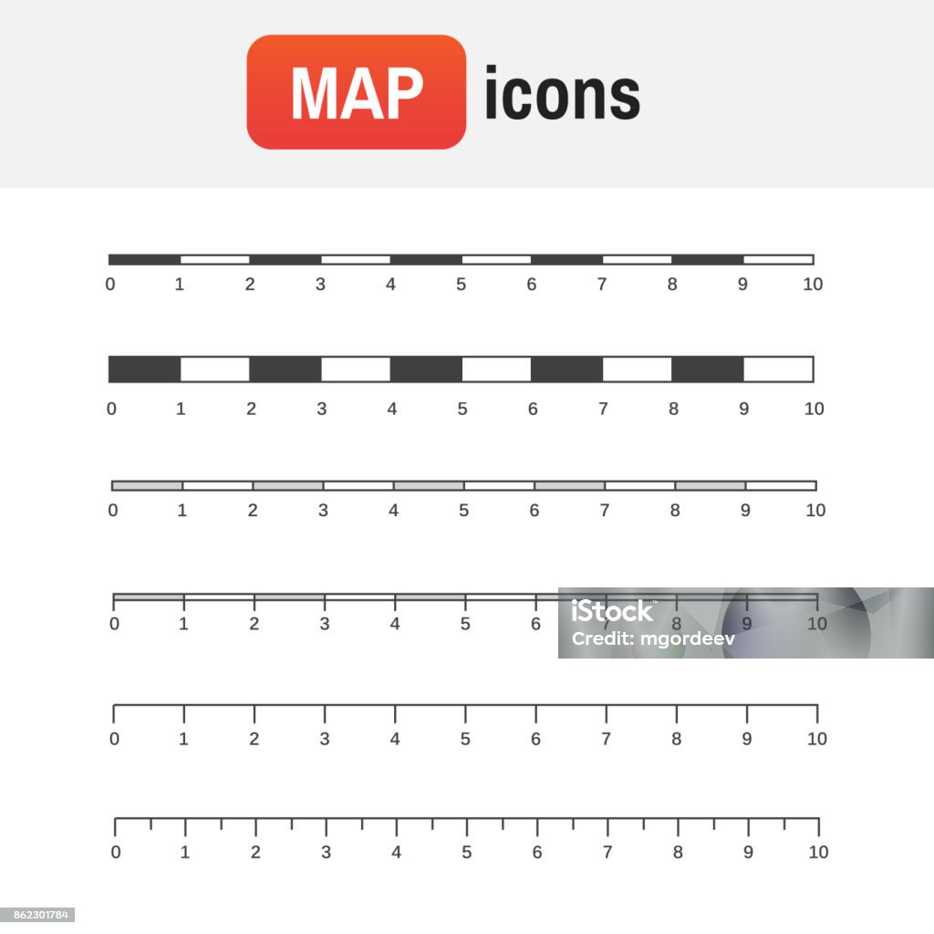 Peta Pengukuran Skala Peta Vektor Menskalakan Grafik Untuk Mengukur ... Peta Pengukuran Skala Peta Vektor Menskalakan Grafik Untuk Mengukur ...