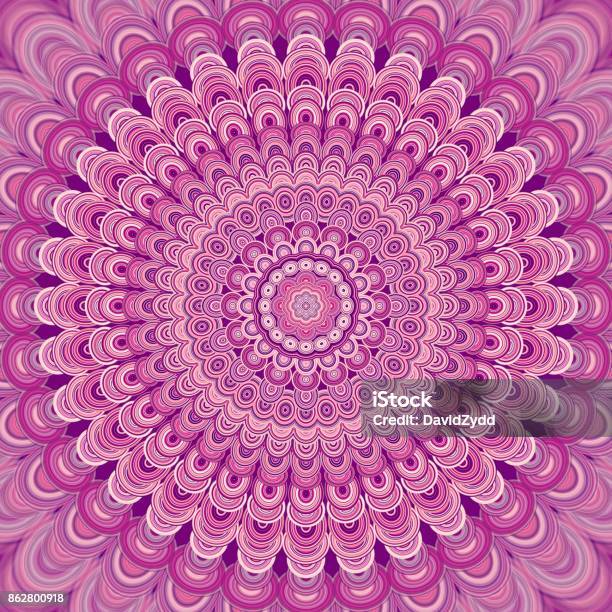 Latar Belakang Ornamen Mandala Bohemian Abstrak Desain Pola Vektor