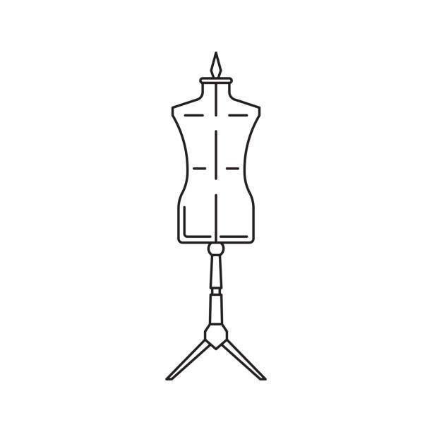 Model Gaun Maneken Ilustrasi Grafik Vektor And Clip Art Bebas Royalti