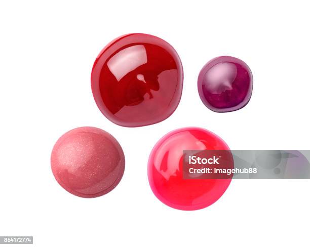 Lip Gloss 흰색 바탕에 그림자와 0명에 대한 스톡 사진 및 기타 이미지 0명 다중 색상 디자인 Istock