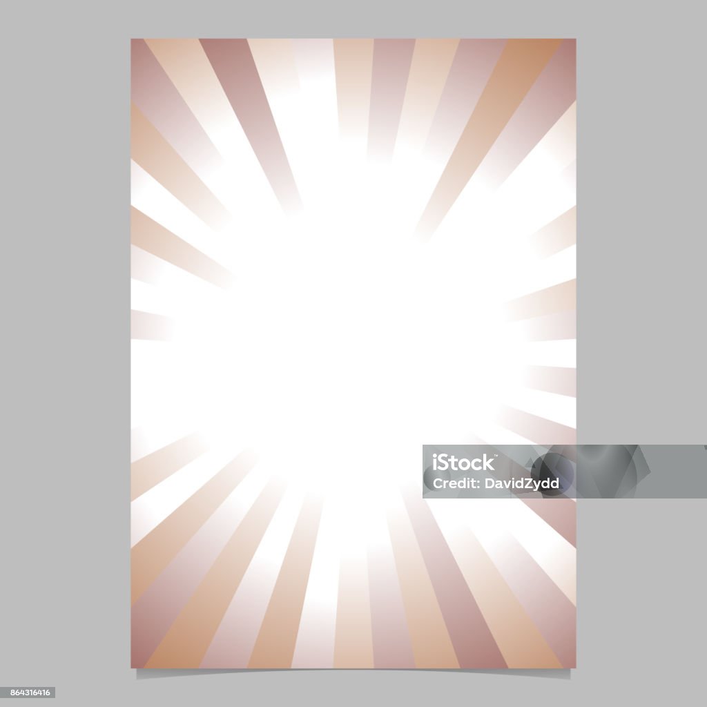 Retro Abstract Ray Burst Page Template Gradient Vector Brochure ... Retro Abstract Ray Burst Page Template Gradient Vector Brochure ...