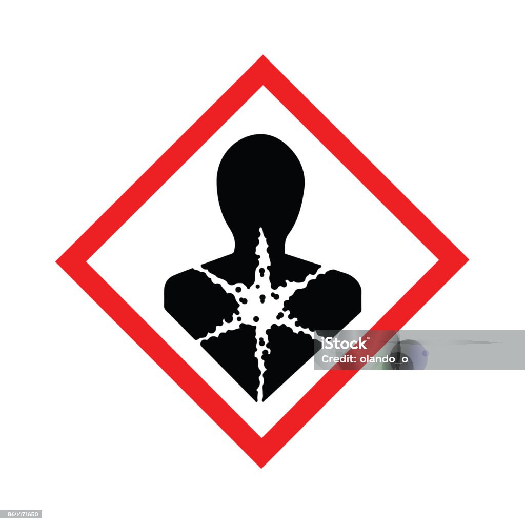 Standard Pictogam Of Health Hazard Symbol Warning Sign Of Globally ... Standard Pictogam Of Health Hazard Symbol Warning Sign Of Globally ...