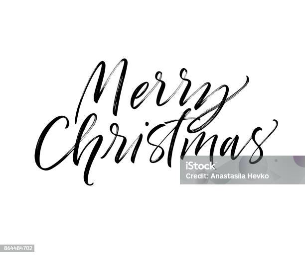 Merry Christmas Card Stock Illustration Download Image Now