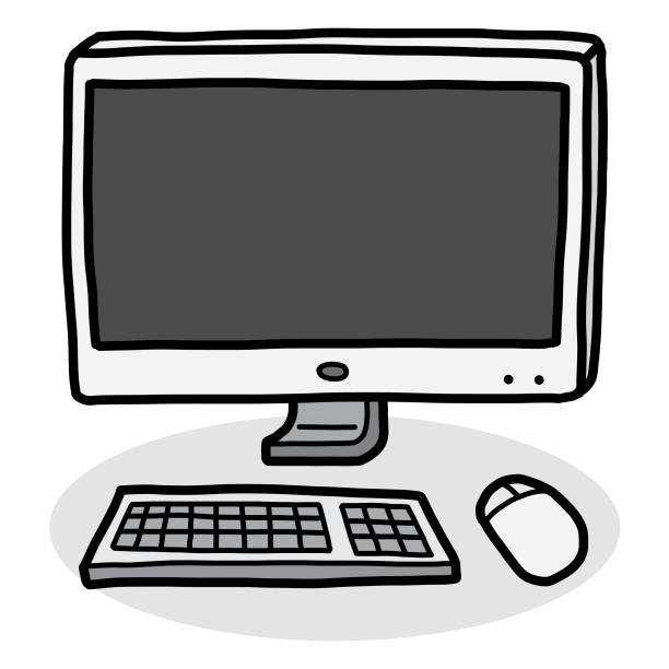560+ Desktop Computer Monitor Keyboard Mouse Drawing Stock ... 560+ Desktop Computer Monitor Keyboard Mouse Drawing Stock ...
