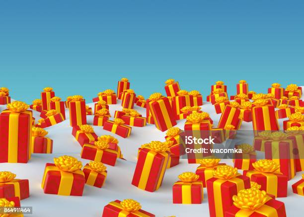 3d 렌더링 3d 그림 크리스마스 인사말 카드 휴가 화려한 포장된 선물 배경 겨울에 대한 스톡 사진 및 기타 이미지 겨울