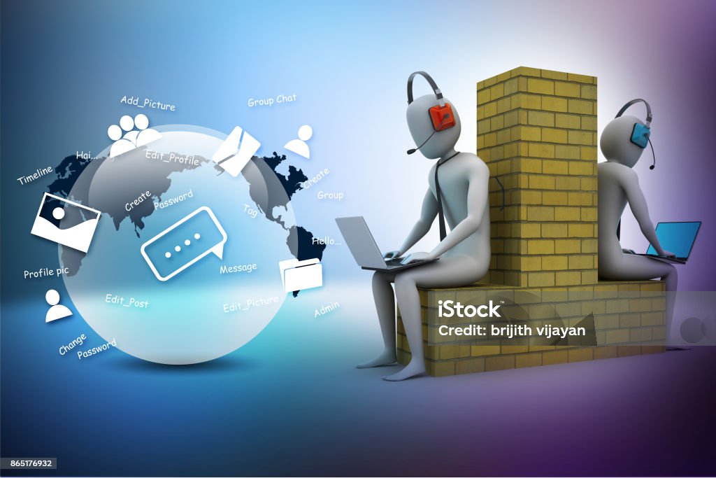 3 D 직원관리 작업 랩탑형 고객에 대한 스톡 사진 및 기타 이미지 고객 기업 재무와 산업 남자 Istock