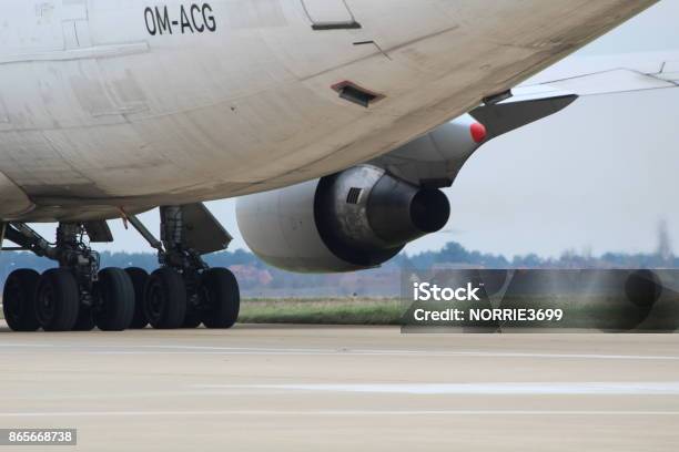 Eine Riesige Boeing 747 Flugzeug Eines Der Weltweit Schönsten Flugzeuge