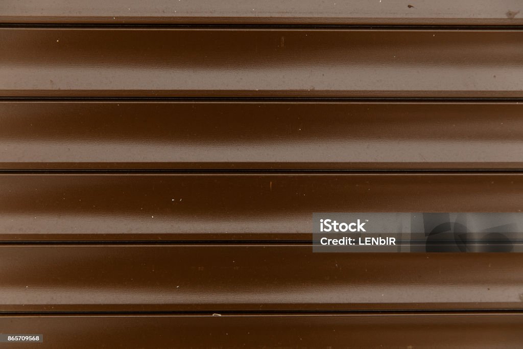 Permukaan Tekstur Logam Bergelombang Coklat Atau Latar Belakang Baja