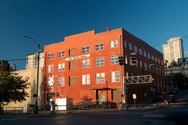 Free Stock Photo of Iconic red building at city intersection | Download ...