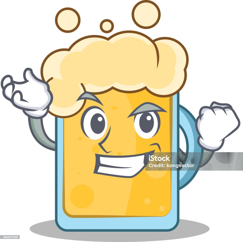 Successful Beer Character Cartoon Style Stock Illustration Download Image Now Beer Festival