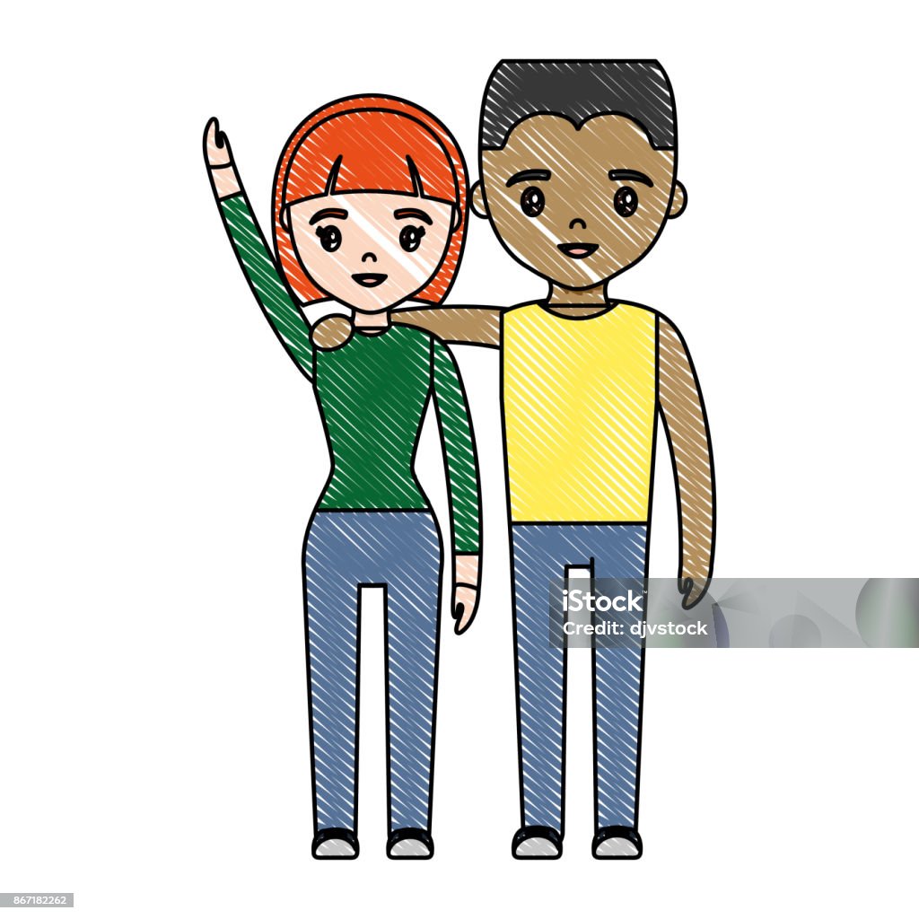 Happy Couple Icon Stock Illustration Download Image Now Adult