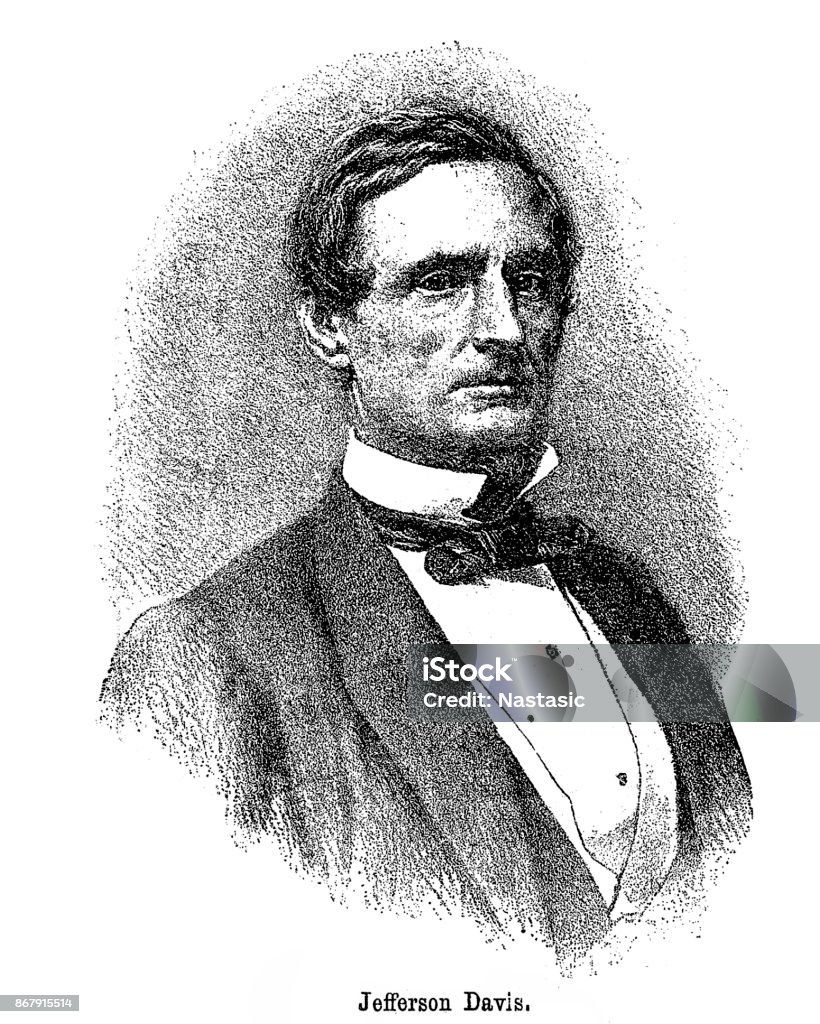 Jefferson Davis 제퍼슨 데이비스에 대한 스톡 벡터 아트 및 기타 이미지 제퍼슨 데이비스 19세기 스타일