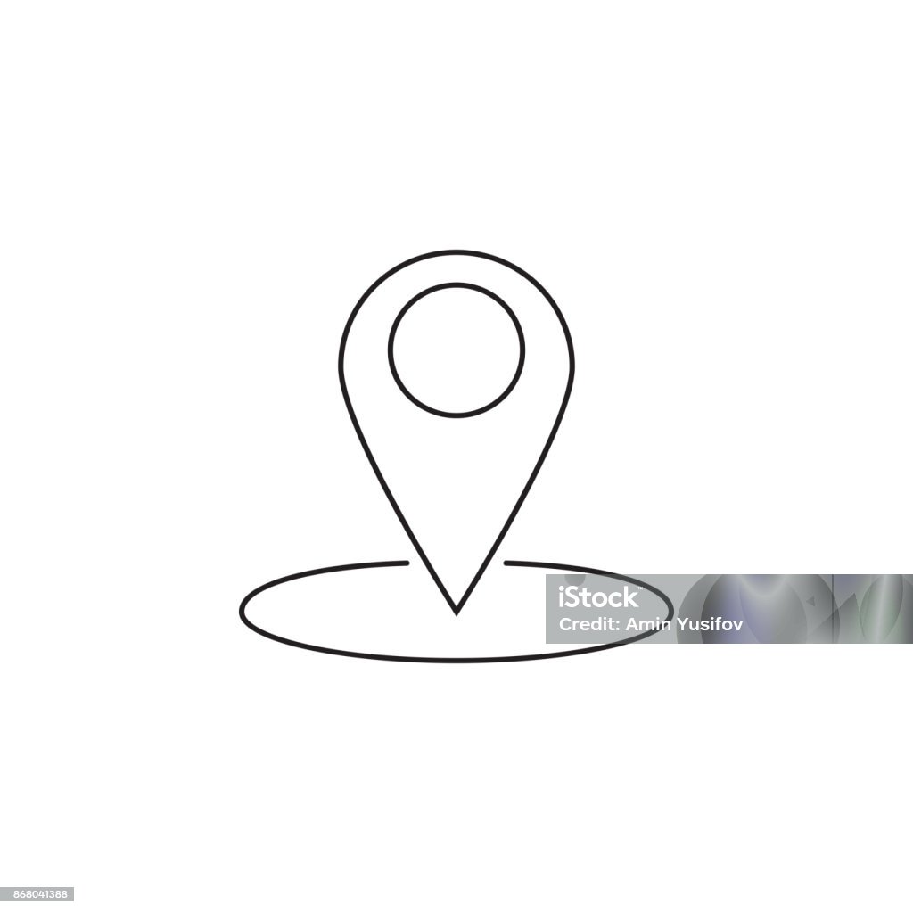 Karte Von Zeigersymbol Linie Umriss Vektorlogo Stock Vektor Art und ... Karte Von Zeigersymbol Linie Umriss Vektorlogo Stock Vektor Art und ...