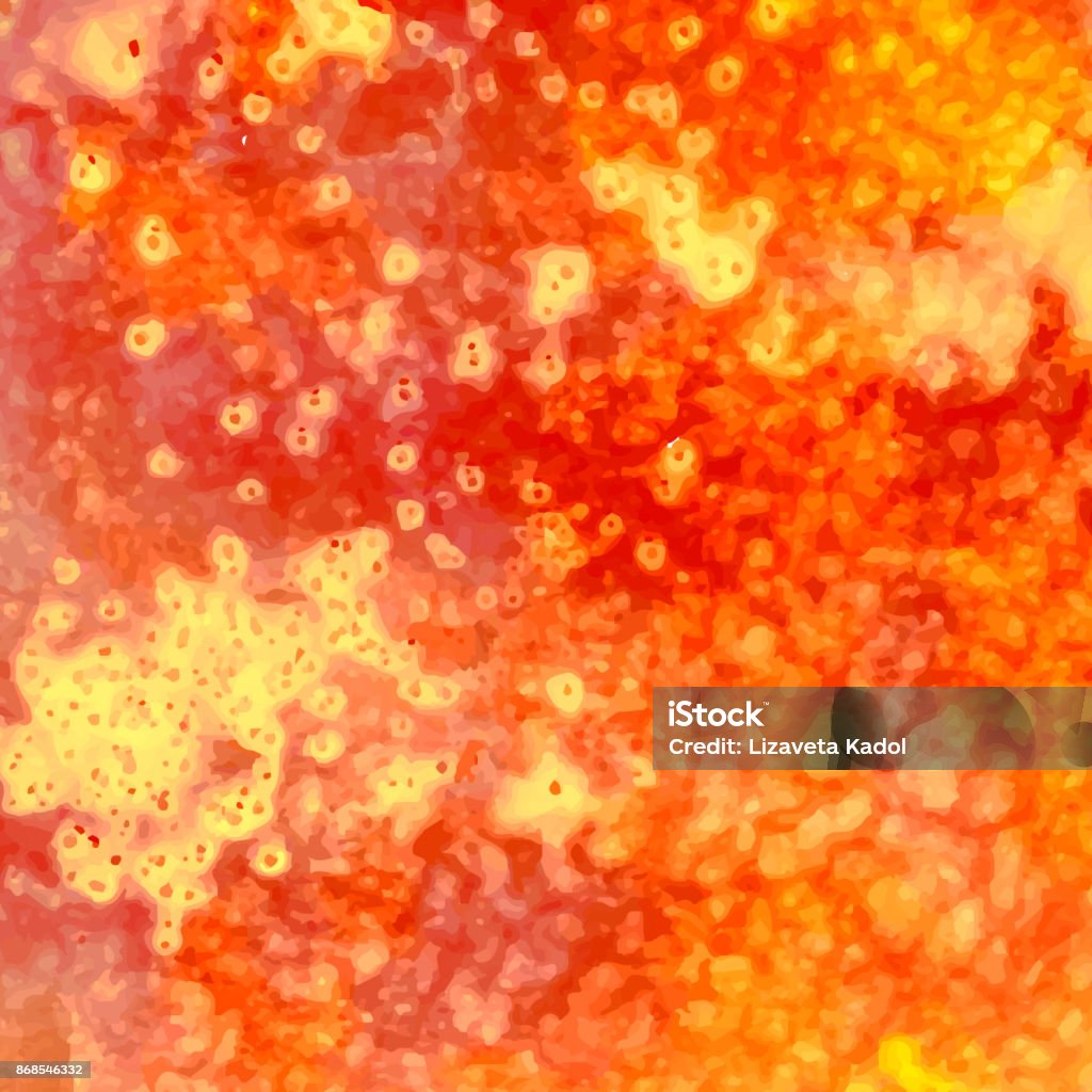 Detailed Background With Watercolor Texture Stock Illustration