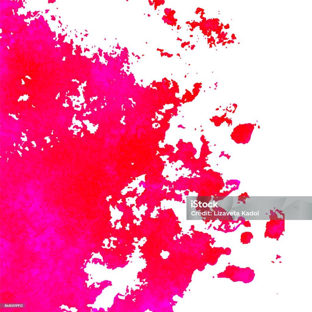 Detailed Background With Watercolor Texture Stock Illustration