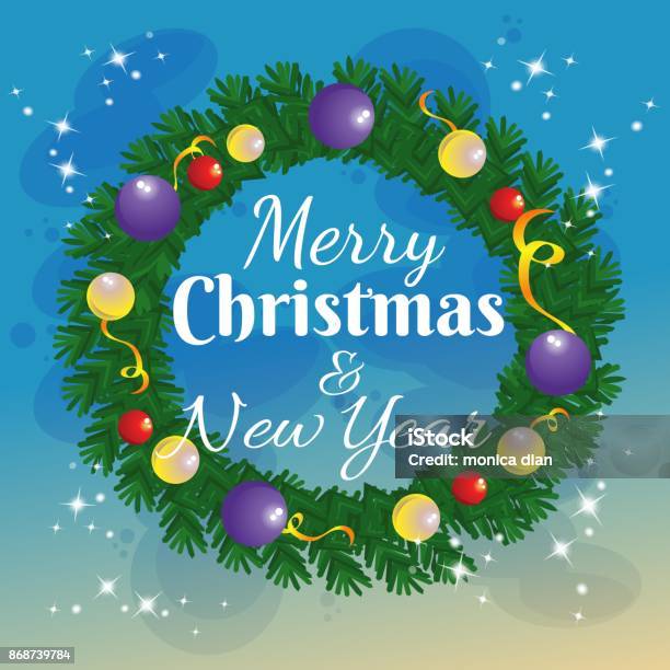 Latar Belakang Natal Biru Dengan Karangan Bunga Ilustrasi Stok - Unduh ... Latar Belakang Natal Biru Dengan Karangan Bunga Ilustrasi Stok - Unduh ...