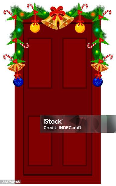 Pintu Yang Didekorasi Natal Ilustrasi Stok - Unduh Gambar Sekarang ... Pintu Yang Didekorasi Natal Ilustrasi Stok - Unduh Gambar Sekarang ...