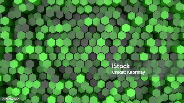 3 D 배경기술 Hexagons 다양한 높이 0명에 대한 스톡 사진 및 기타 이미지 0명 금속 기업 재무와 산업 Istock