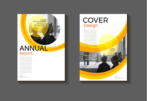 Desain Sampul Kuning Sampul Buku Latar Belakang Modern Sampul Buku