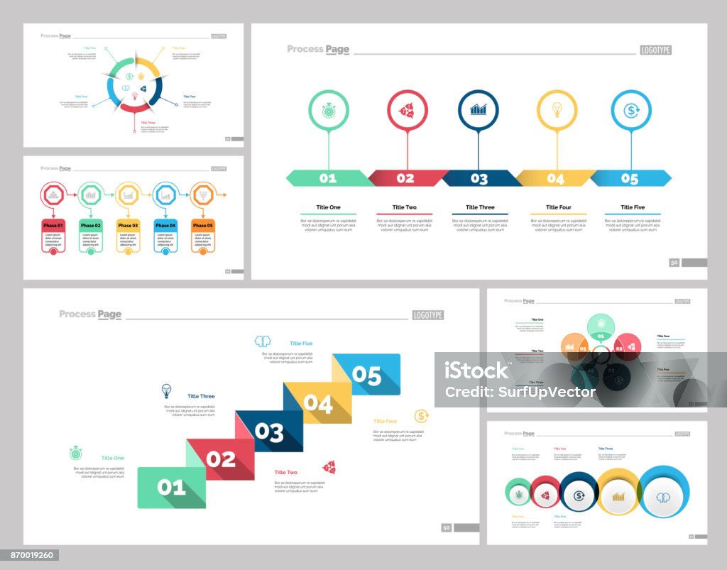 Six Consulting Slide Templates Set Stock Illustration - Download Image ... Six Consulting Slide Templates Set Stock Illustration - Download Image ...
