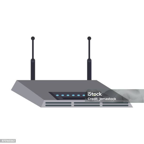 Wifi 인터넷 라우터 0명에 대한 스톡 벡터 아트 및 기타 이미지 0명 가상현실 개념 Istock