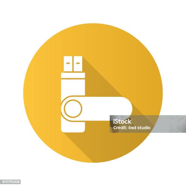 Usb 플래시 드라이브 아이콘을 Usb 메모리에 대한 스톡 벡터 아트 및 기타 이미지 Usb 메모리 Usb 케이블 Usb