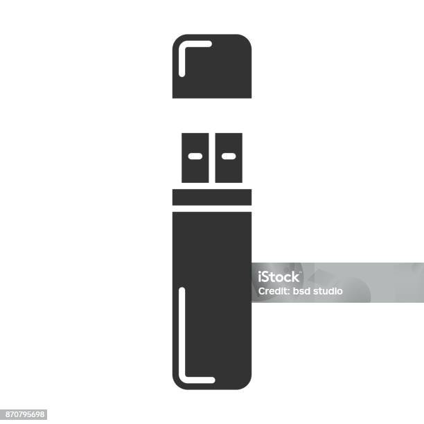 Usb 플래시 드라이브 아이콘을 Usb 메모리에 대한 스톡 벡터 아트 및 기타 이미지 Usb 메모리 Usb 케이블 Usb