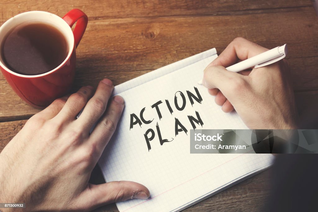 Man Write Action Plan Stock Photo - Download Image Now - Blank ... Man Write Action Plan Stock Photo - Download Image Now - Blank ...