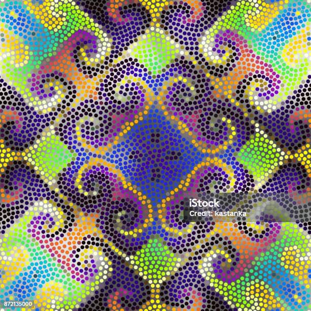 Ubin Seni Mosaik Yang Mulus Ilustrasi Stok Unduh Gambar Sekarang