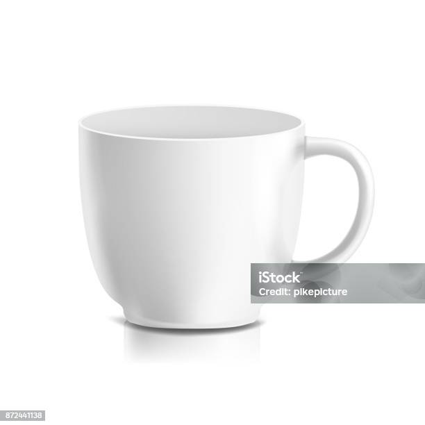 Vektor Mug Putih Kopi Keramik Realistis 3d Cangkir Teh Terisolasi Di ... Vektor Mug Putih Kopi Keramik Realistis 3d Cangkir Teh Terisolasi Di ...