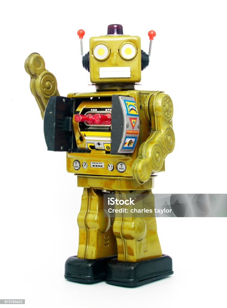 Metalic Robobot Toy Standing Stock Photo - Download Image Now - Antique ... Metalic Robobot Toy Standing Stock Photo - Download Image Now - Antique ...