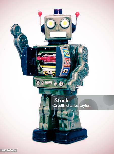 Metalic Robobot Toy Standing Stock Photo - Download Image Now - Antique ... Metalic Robobot Toy Standing Stock Photo - Download Image Now - Antique ...