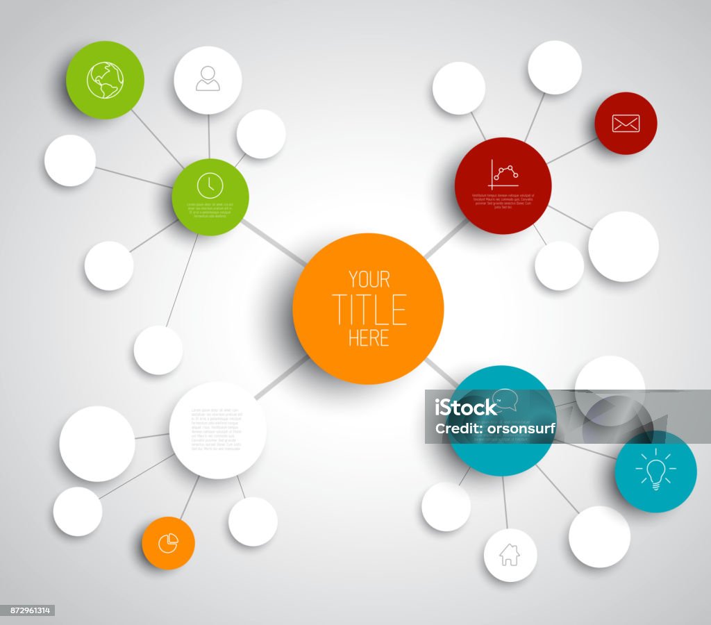 Vector Abstract Mind Map Template Stock Illustration - Download Image ... Vector Abstract Mind Map Template Stock Illustration - Download Image ...