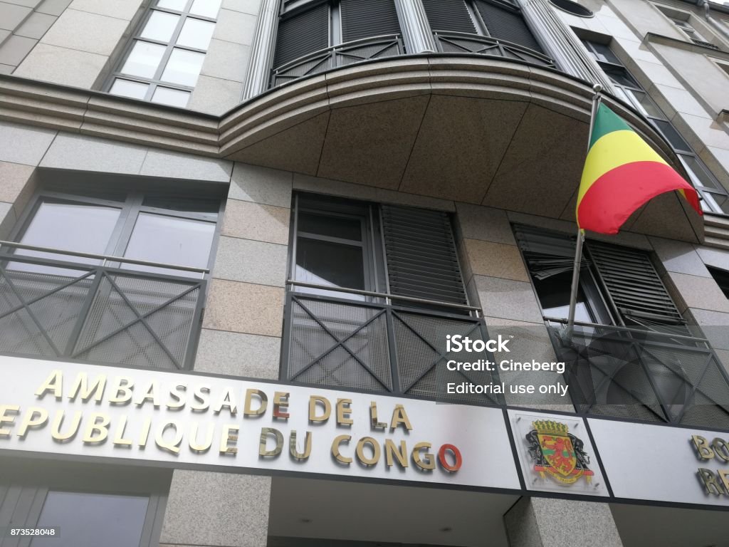 Embassy Of Democratic Republic Of The Congo In Berlin Germany Stock