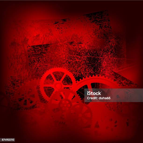 Gears 배경기술 강철에 대한 스톡 벡터 아트 및 기타 이미지 강철 개체 그룹 검은색 Istock