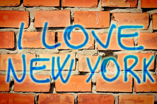 Wall Surrounding Wall Brick Wall Concepts Love Emotion Falling In Love Urban Road Text Graffiti