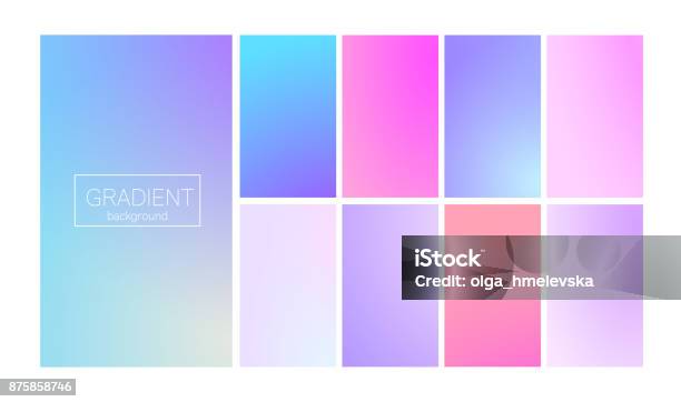Modern Gradient Set Abstract Background Stock Illustration - Download ... Modern Gradient Set Abstract Background Stock Illustration - Download ...