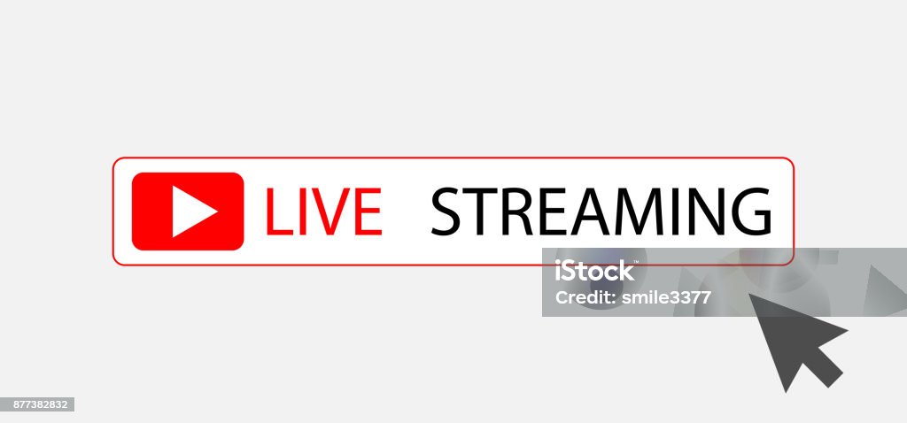 Tombol Streaming Langsung Dengan Panah Desain Ilustrasi Simbol Ikon ... Tombol Streaming Langsung Dengan Panah Desain Ilustrasi Simbol Ikon ...
