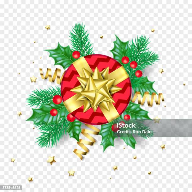 Natal Tahun Baru Kartu Ucapan Latar Belakang Template Bintang Emas