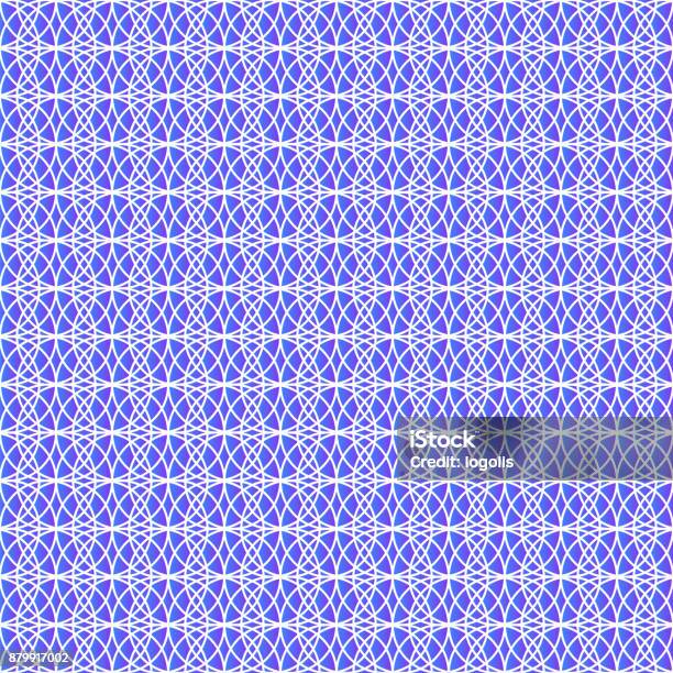 Pola Mulus Vektor Tekstur Bergaya Modern Mengulangi Ubin Geometris